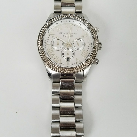 Michael Kors | Jewelry | Michael Kors Silver Ladies Watch | Poshmark